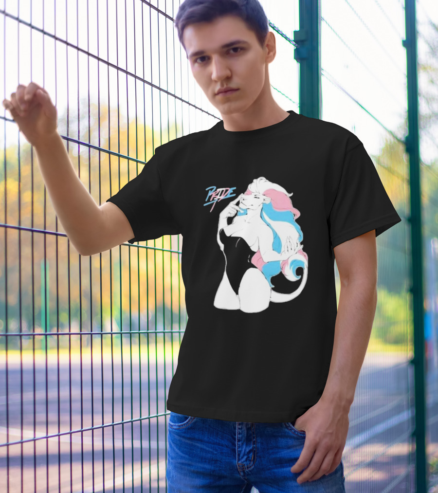 Pride Lioness Trans Flag Colors T-Shirt