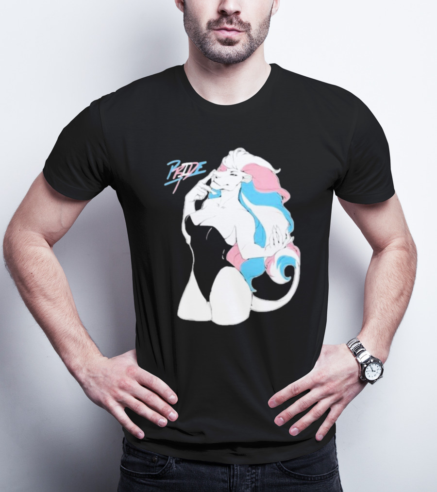 Pride Lioness Trans Flag Colors T-Shirt