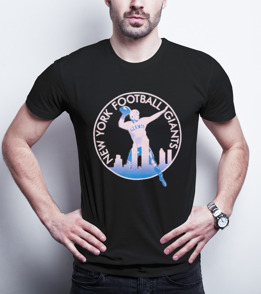 New York Football Giants Skyline Quarterback T-Shirt