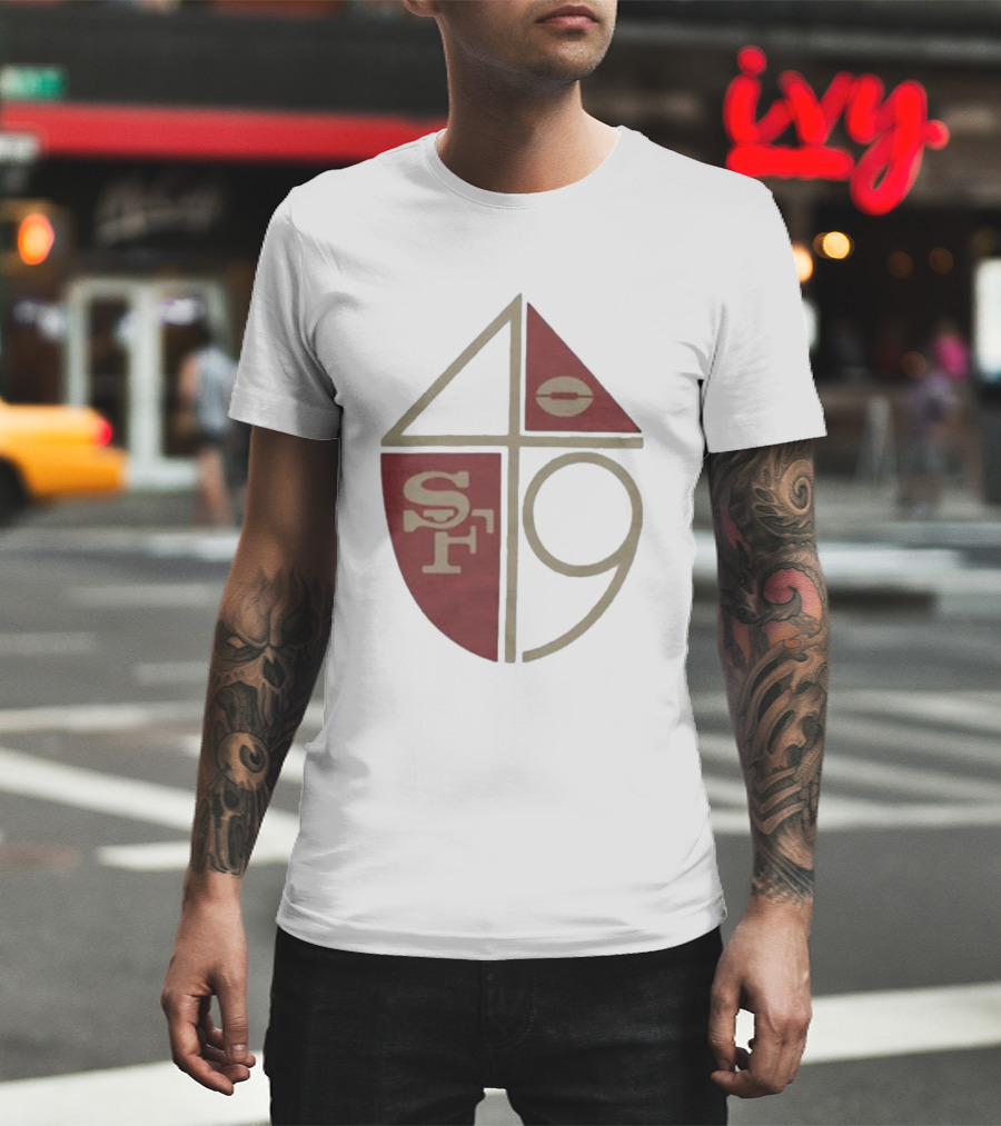 San Francisco 49ers Vintage 1965 SF 49 Iconic Emblem T-Shirt