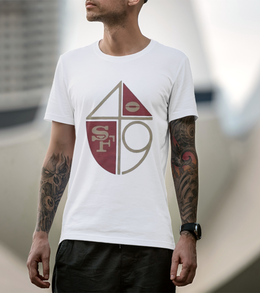 San Francisco 49ers Vintage 1965 SF 49 Iconic Emblem T-Shirt