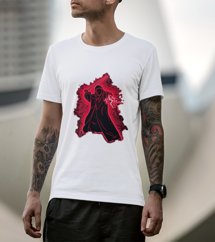 Lord Senator Thunder Dark Force Power Lightsaber Lightning T-Shirt