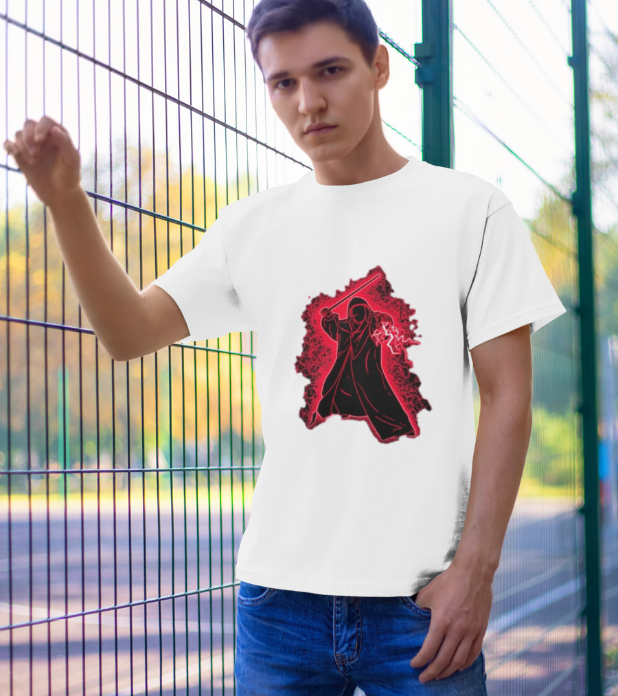 Lord Senator Thunder Dark Force Power Lightsaber Lightning T-Shirt