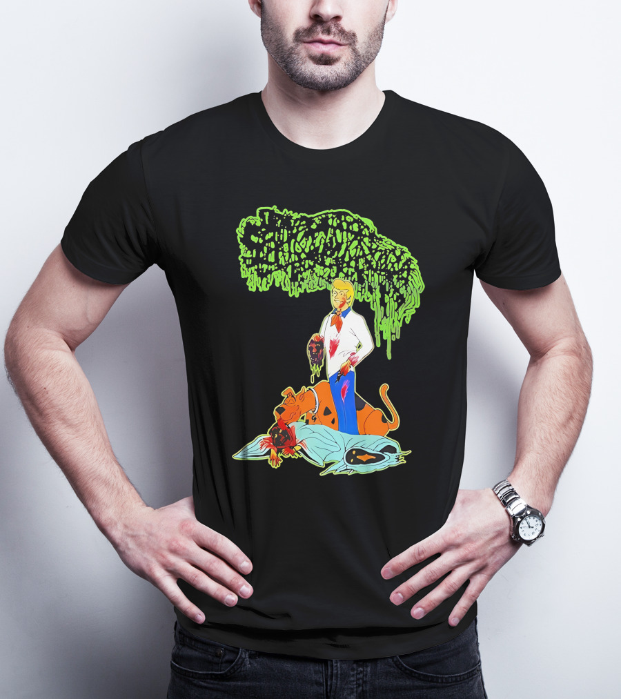 Sanguisugabogg Scooby Doo Fred Jones Horror Mashup T-Shirt