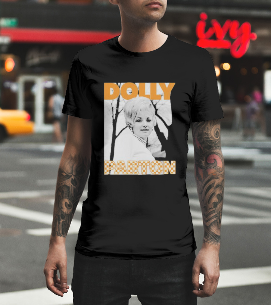 Dolly Parton Retro Black And White Tennessee T-Shirt