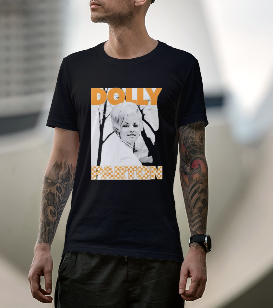 Dolly Parton Retro Black And White Tennessee T-Shirt