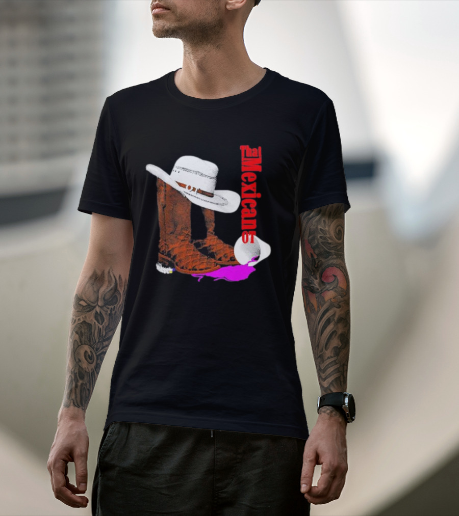 That Mexican Outta Texas Cowboy Hat And Boots T-Shirt
