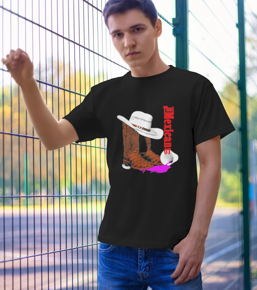 That Mexican Outta Texas Cowboy Hat And Boots T-Shirt