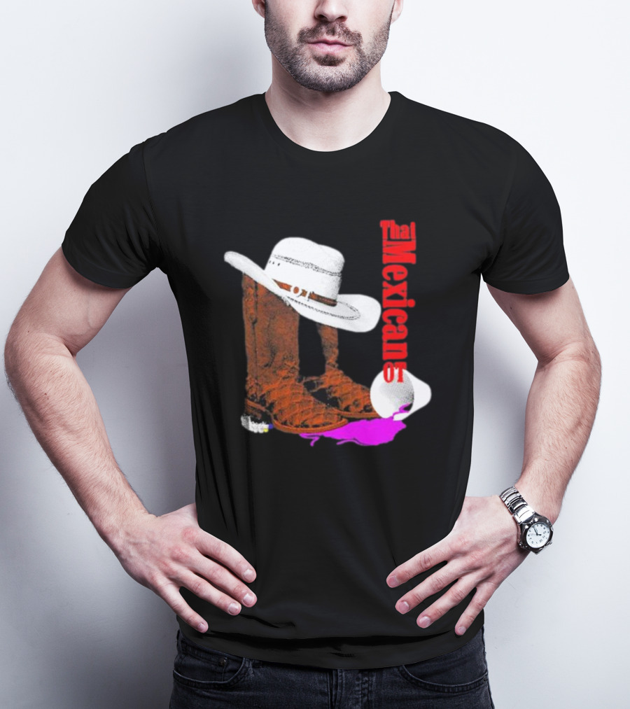 That Mexican Outta Texas Cowboy Hat And Boots T-Shirt