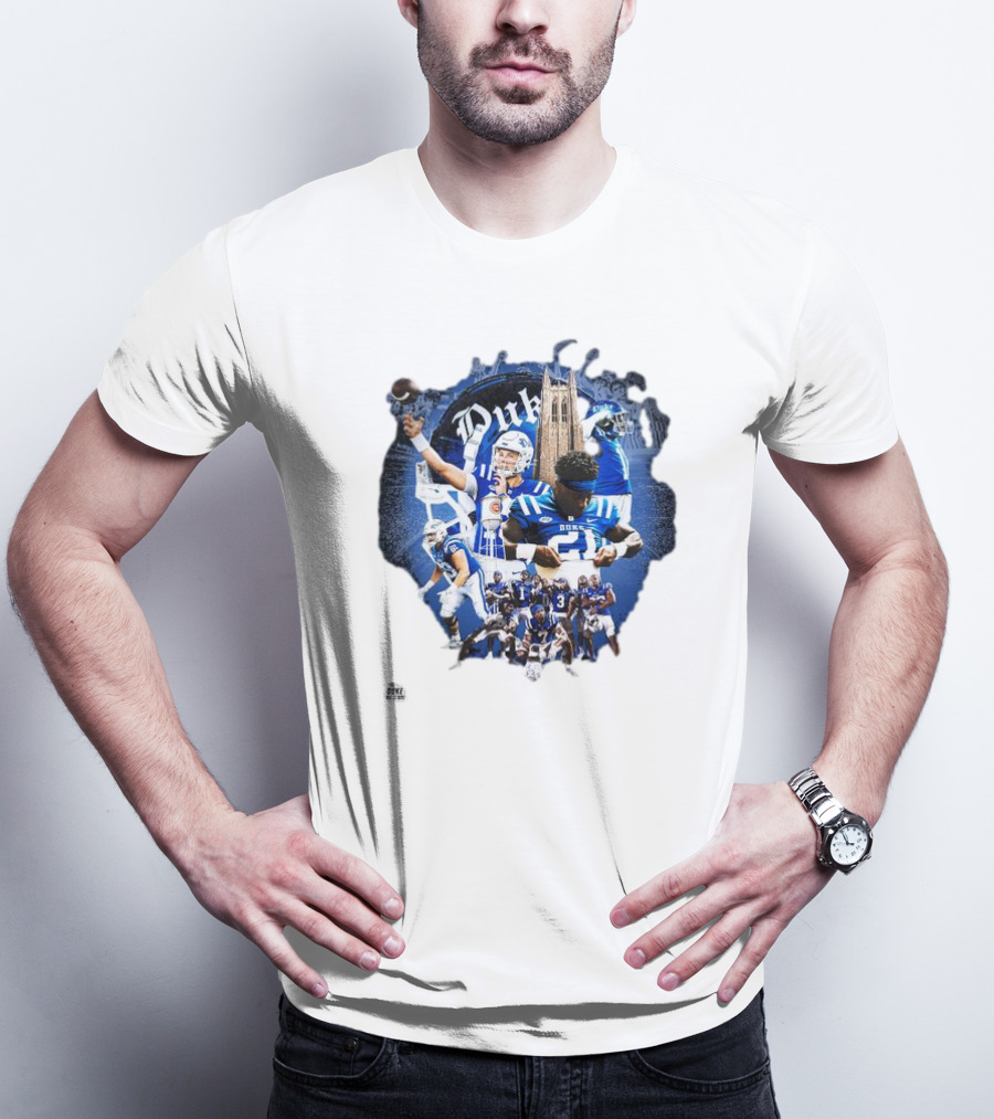 Duke Football Team Celebration Images Tower T-Shirt
