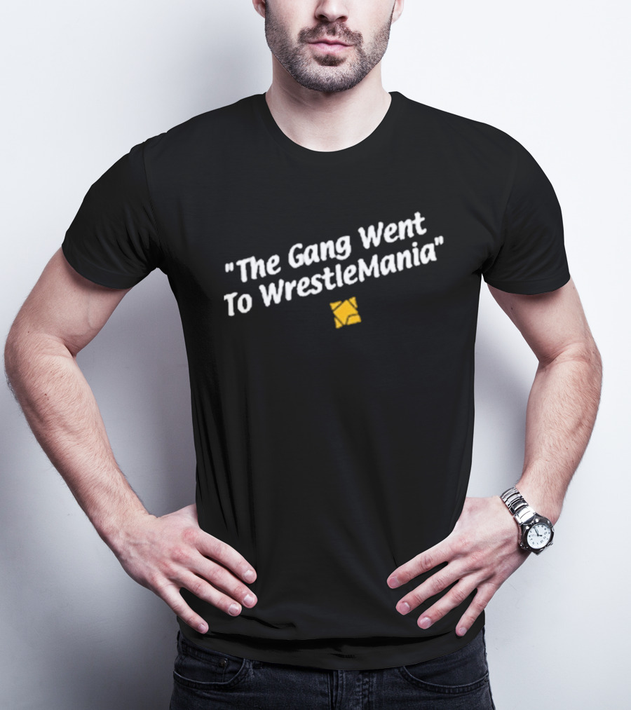 The Gang Went To WrestleMania Charlie Brown Zigzag T-Shirt