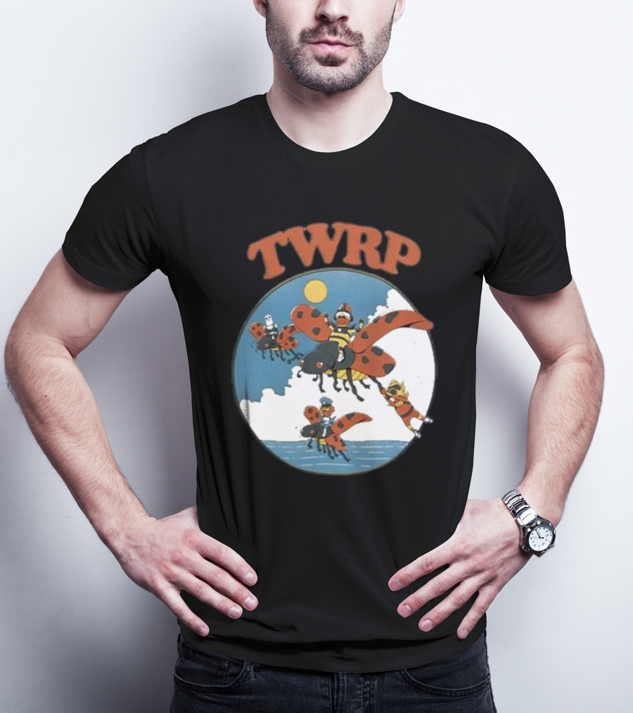 TWRP Band Riding Giant Ladybugs Under The Sun T-Shirt