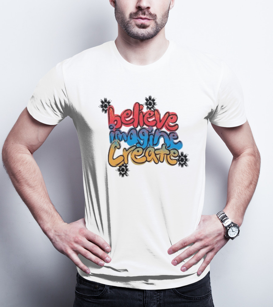 Believe Imagine Create Vic Garcia T-Shirt