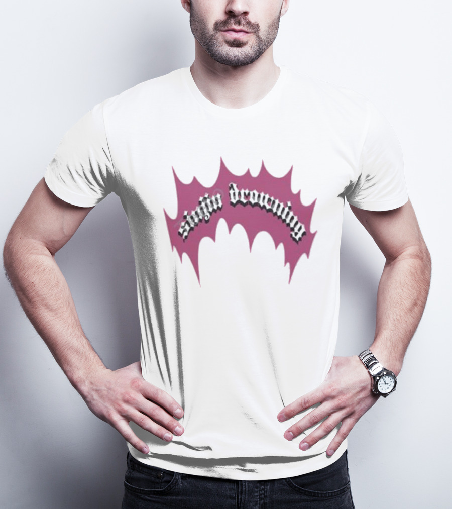 Sinjin Drowning Pink Burst T-Shirt