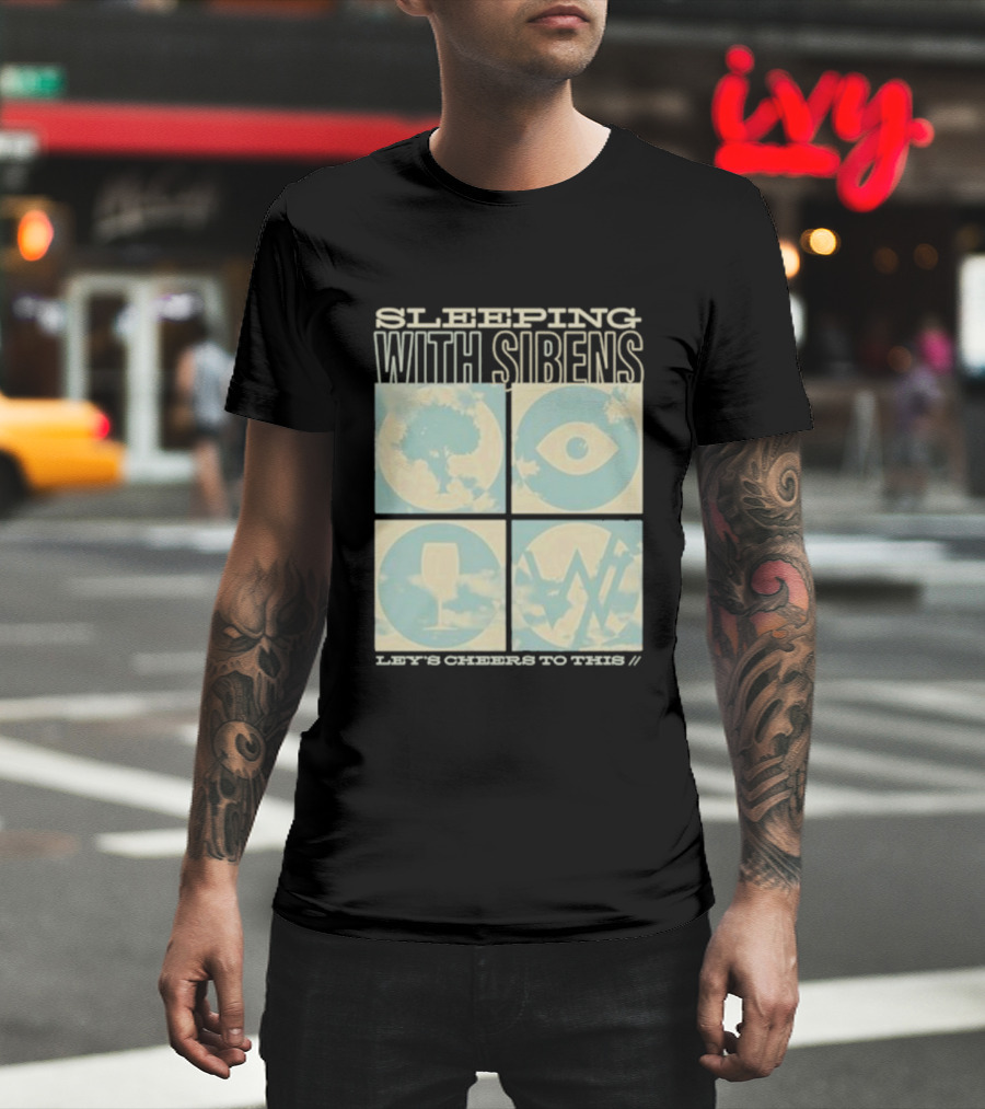 Sleeping With Sirens Let's Cheers To This Iconic Album Art Elements T-Shirt
