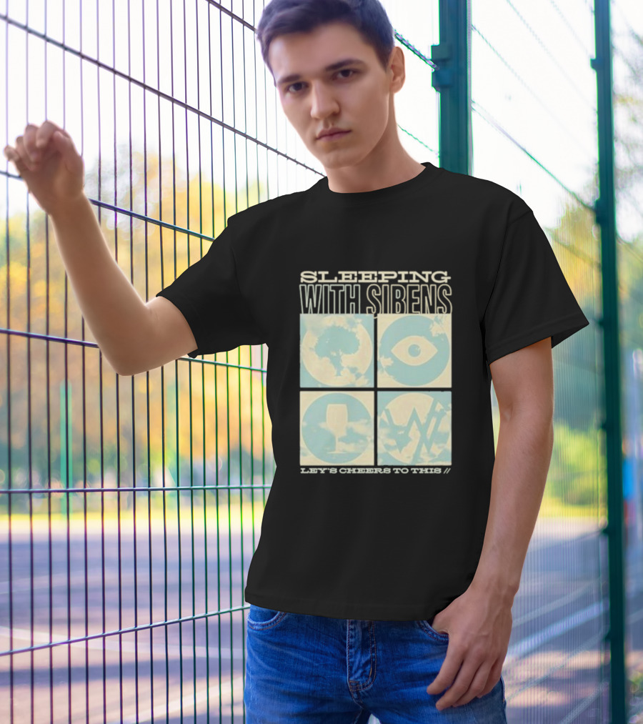 Sleeping With Sirens Let's Cheers To This Iconic Album Art Elements T-Shirt