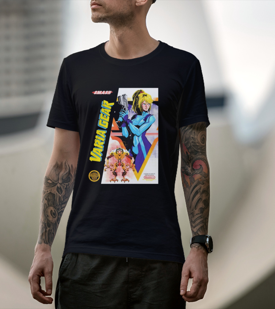 Smash Varia Gear Zero Suit Hunter Chronicles T-Shirt
