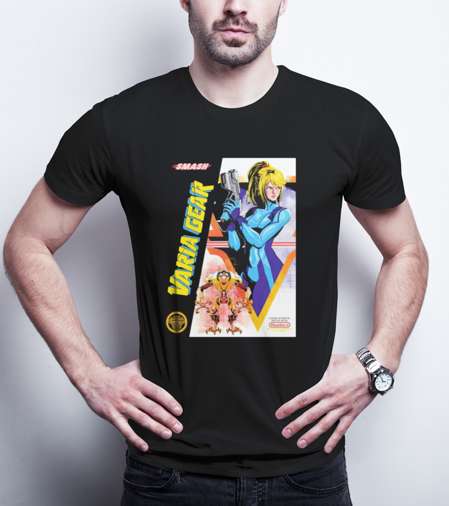 Smash Varia Gear Zero Suit Hunter Chronicles T-Shirt