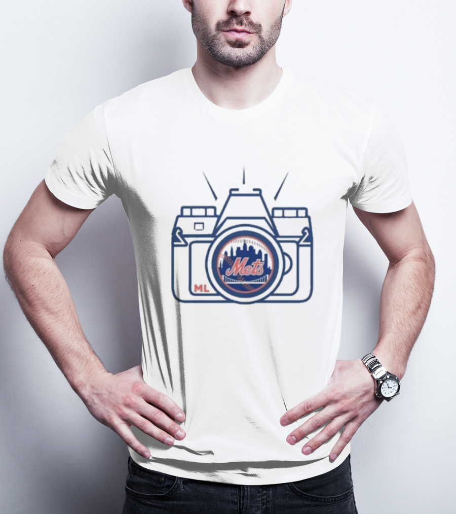 Mets Marc Levine ML Camera T-Shirt