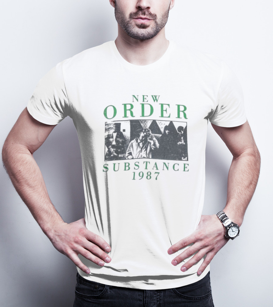 New Order Substance 1987 Album Cover T-Shirt
