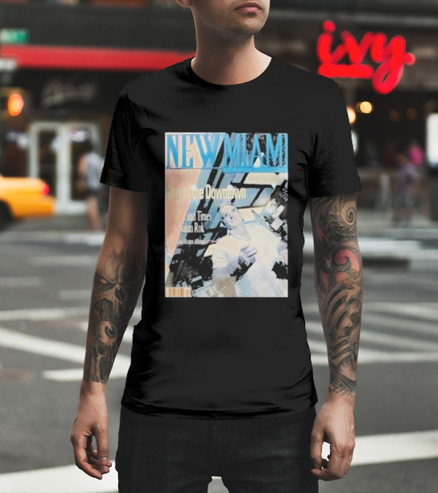NEW MIAMI King Of The Downtown Life And Times Rok New York T-Shirt