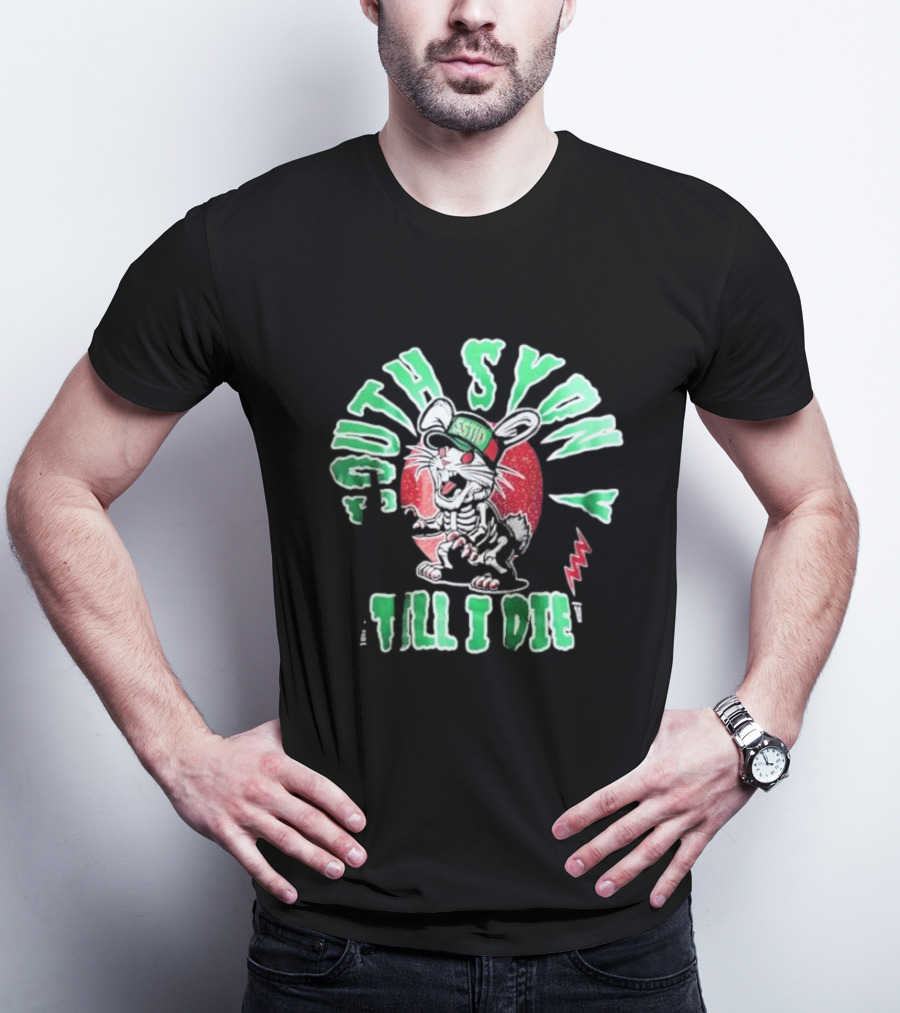 Sstid Bunny South Sydney Till I Die Retro Rabbit Mascot T-Shirt