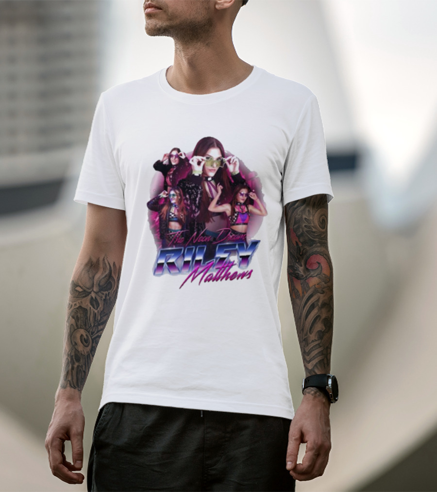 Riley Matthews The Neon Dream Retro Style Fashion Icons T-Shirt