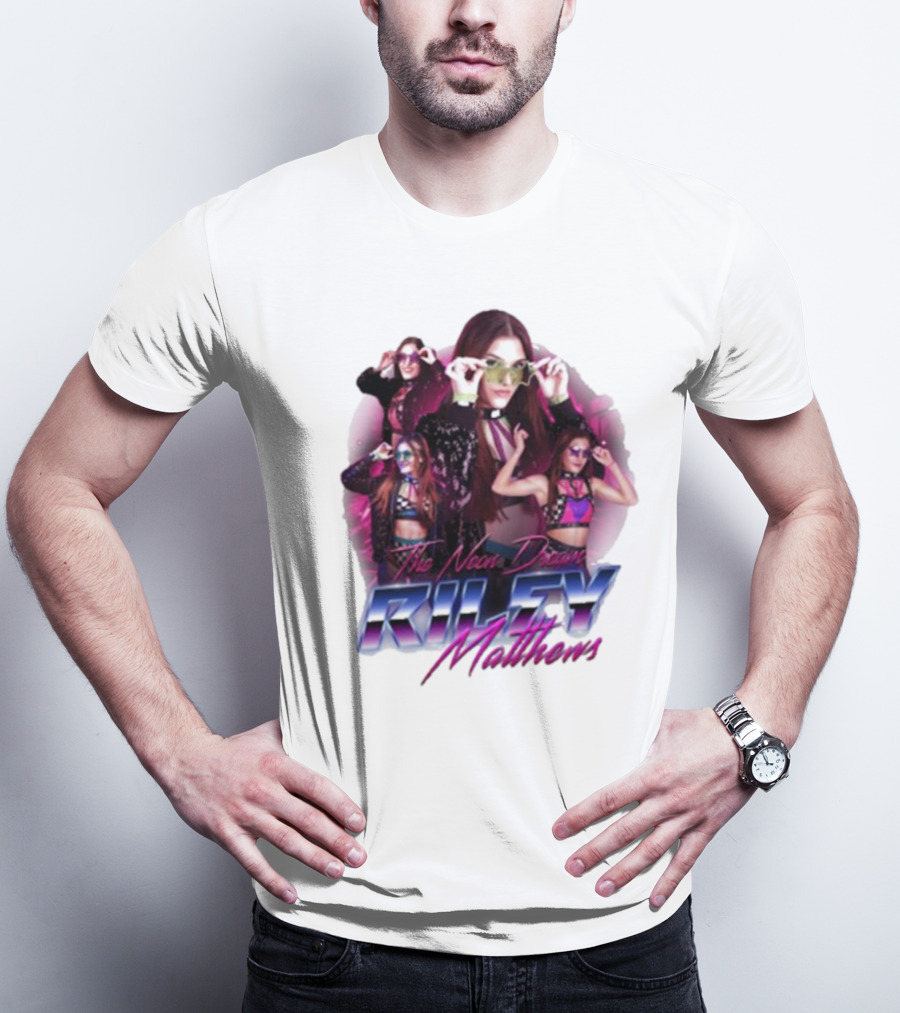 Riley Matthews The Neon Dream Retro Style Fashion Icons T-Shirt