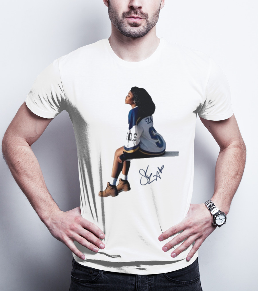Sza Sos Signature Number 5 Sports T-Shirt