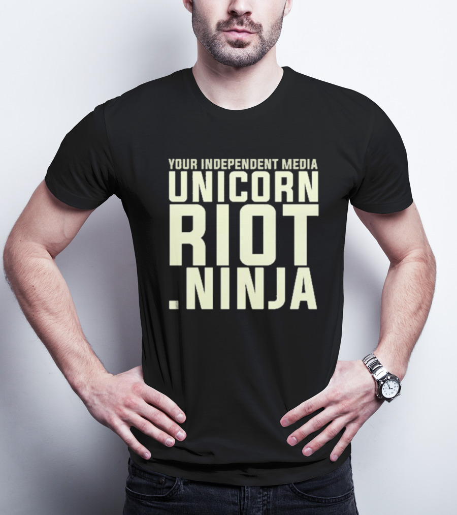 Your Independent Media Unicorn Riot Ninja T-Shirt