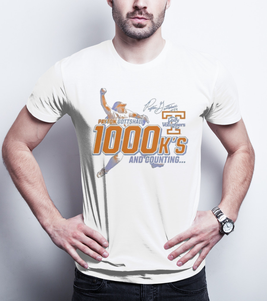 Payton Gottshall 1000 K’s And Counting Lady Volunteers T-Shirt