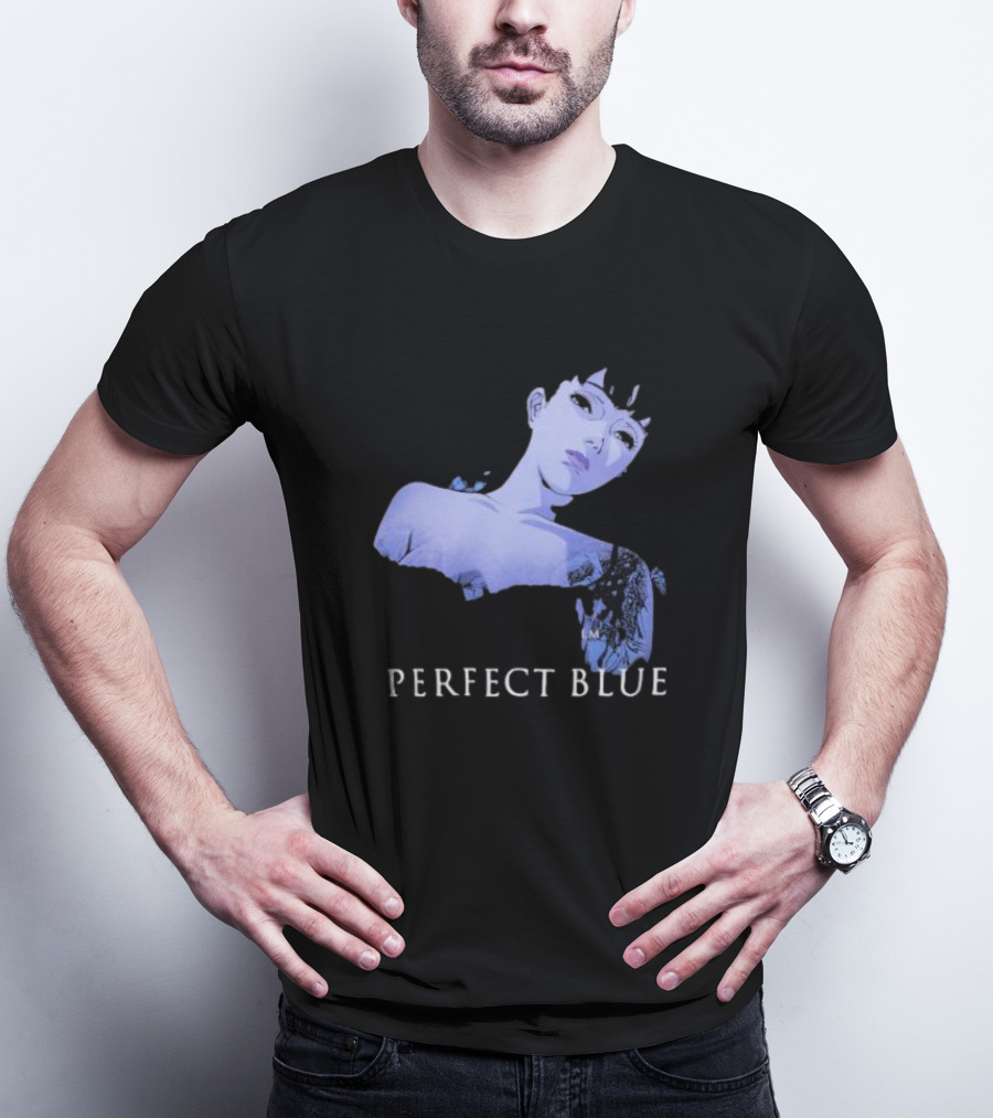 Perfect Blue Anime Figure Geeks Rule Collaboration Silkscreen Printing T-Shirt