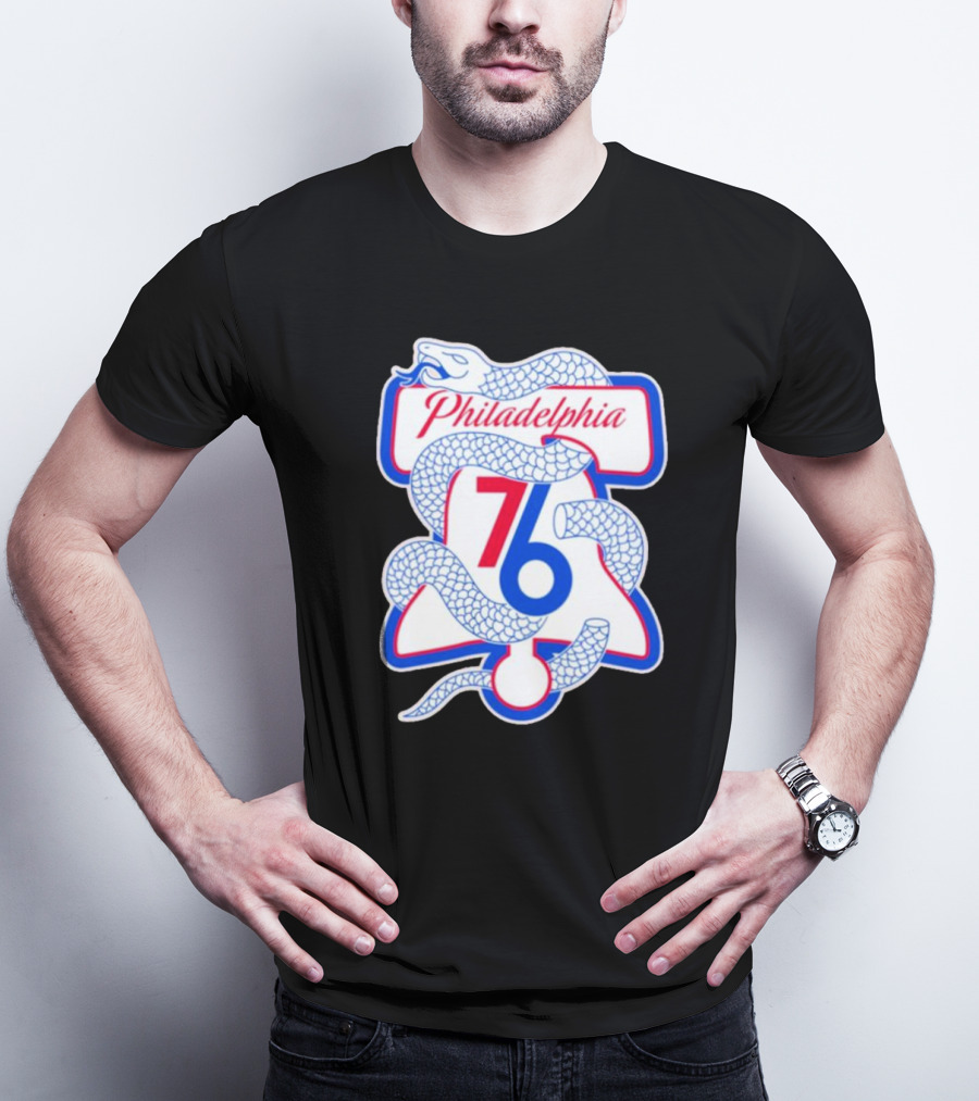 Philadelphia Phillies Liberty Bell Snake 76 T-Shirt