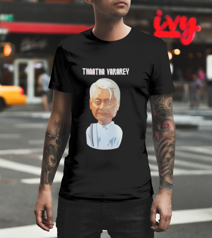 Thaatha Vararey Vintage Style Caricature T-Shirt