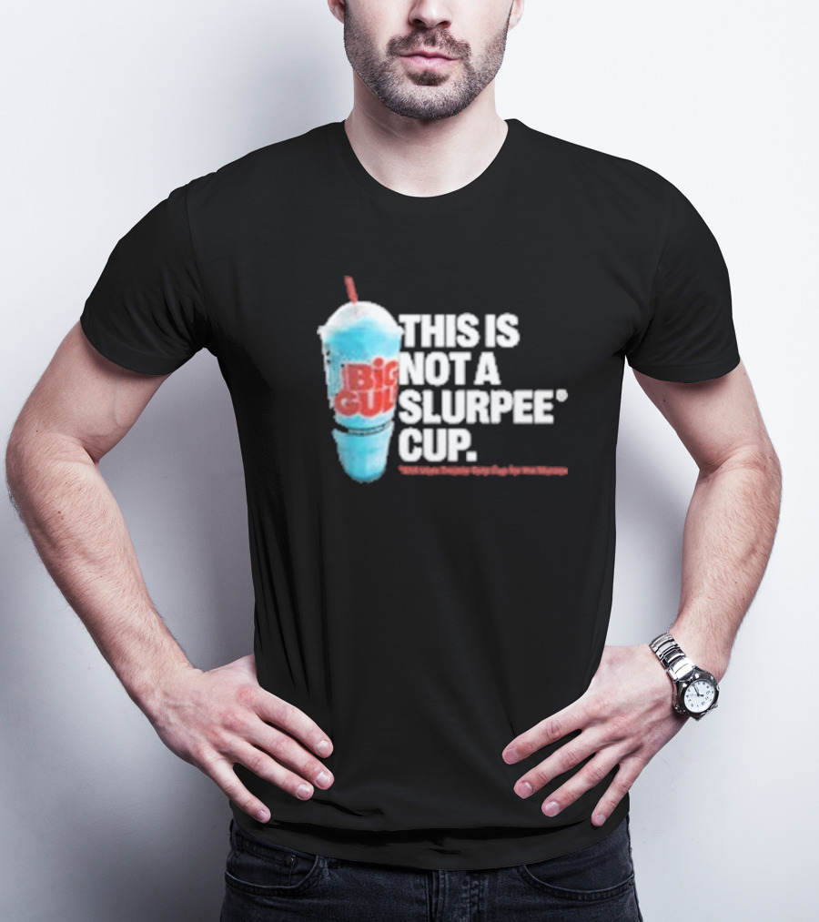 This Is Big Gulp Not A Slurpee Cup 7-Eleven Frozen Drink Humor T-Shirt