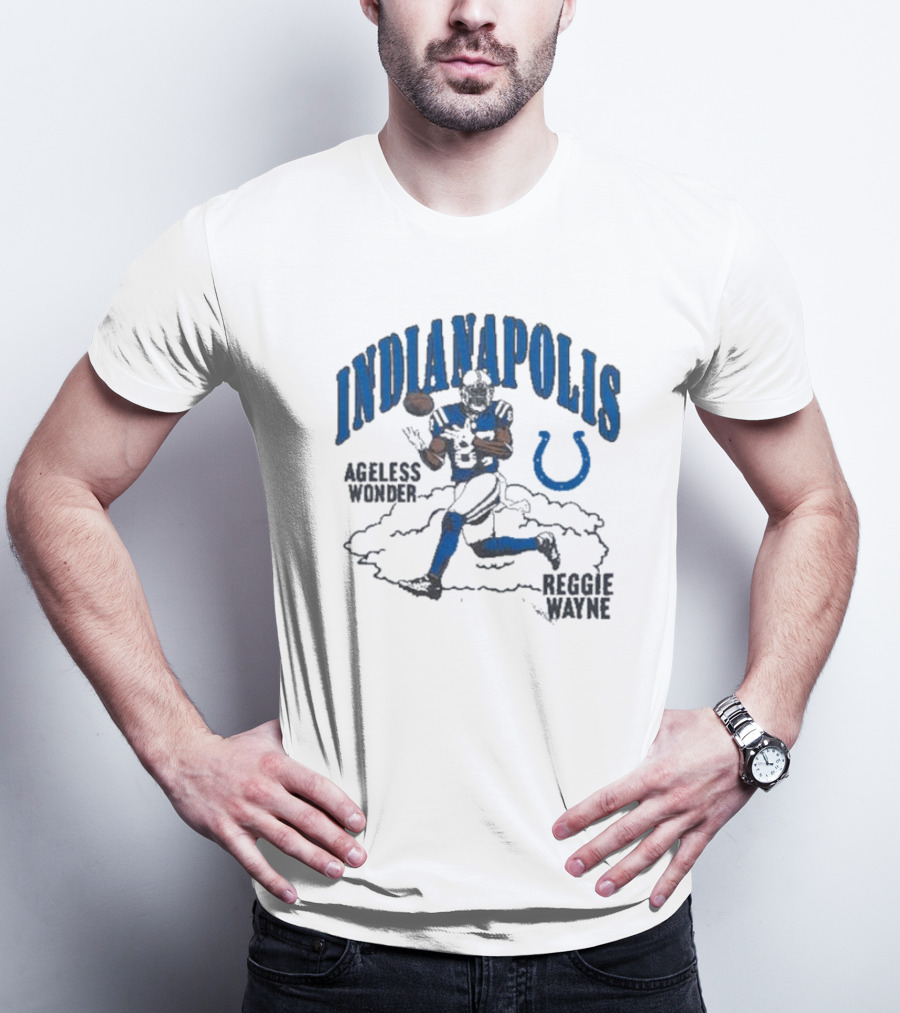 Indianapolis Ageless Wonder Reggie Wayne Colts T-Shirt