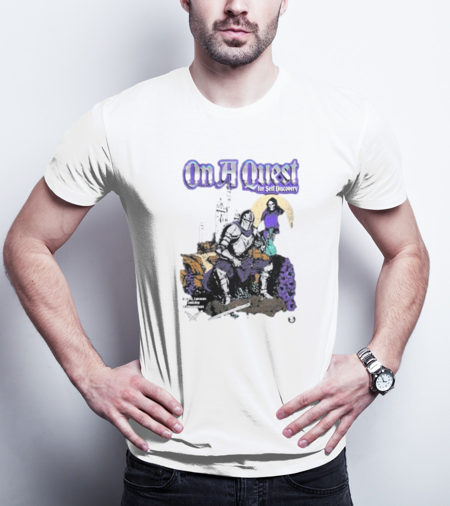 On A Quest For Self Discovery Knight And Castle Adventure T-Shirt