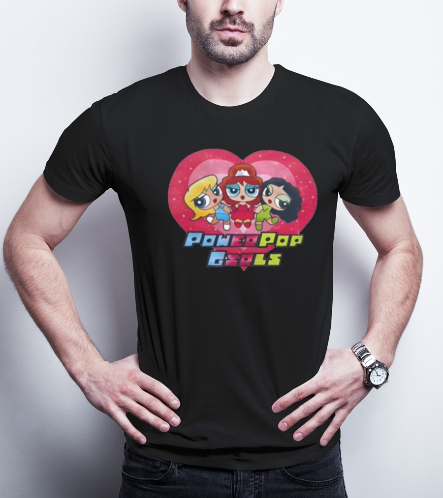 Partneringco Chappell Roan Powerpop Girls Heart Trio T-Shirt