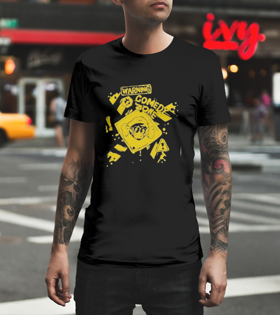 Warning SMG4 Comedy Zone T-Shirt
