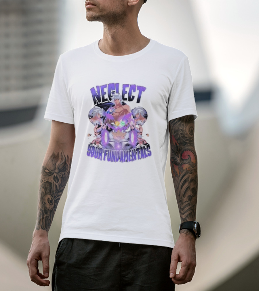 Neglect Your Fundamentals B C Iconic Anime Character T-Shirt