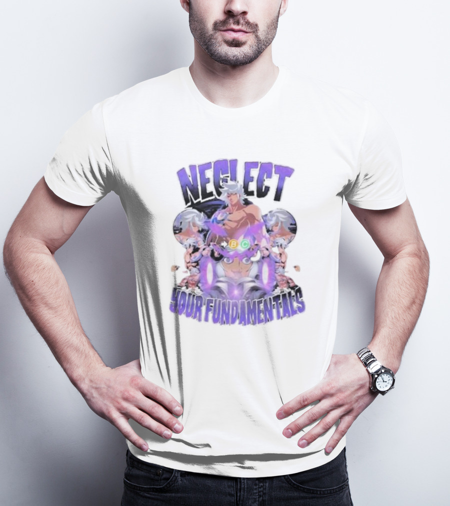 Neglect Your Fundamentals B C Iconic Anime Character T-Shirt