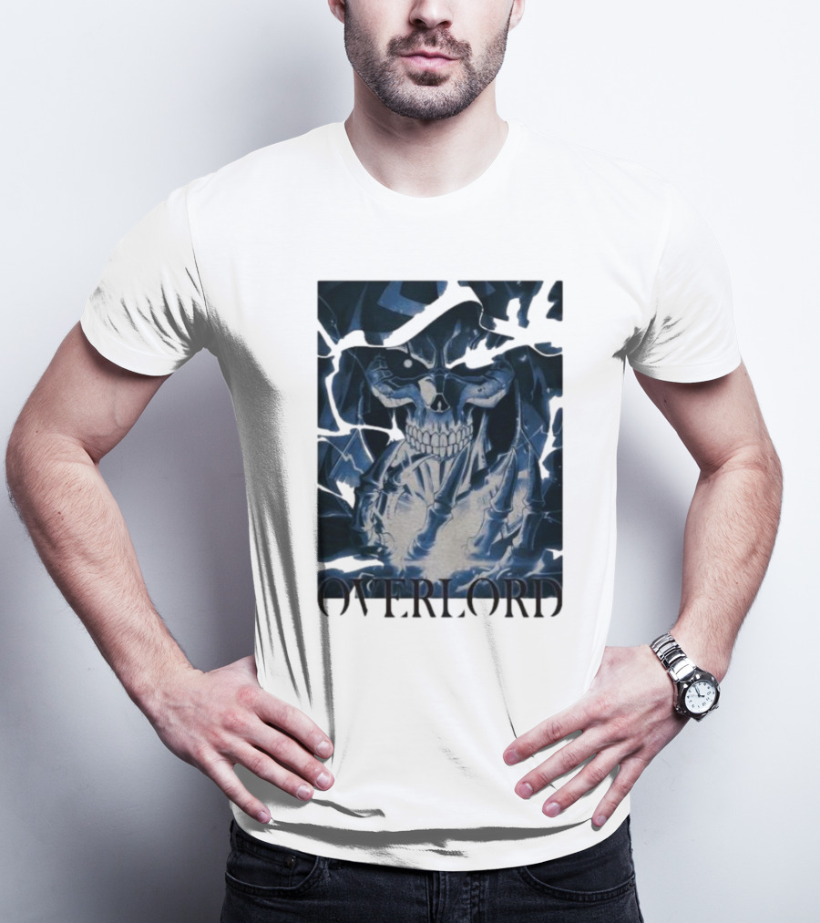 Overlord Ainz Ooal Gown Skeleton King Lightning Aura T-Shirt
