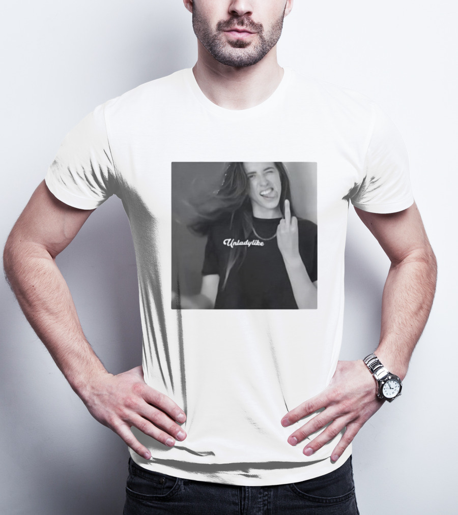Rachel Ballinger Unladylike X-Rated Middle Finger Expression T-Shirt