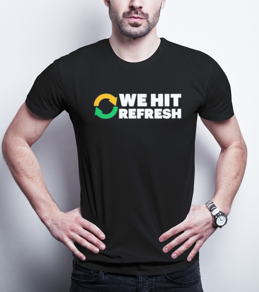 WE HIT REFRESH Arrows Recycling T-Shirt