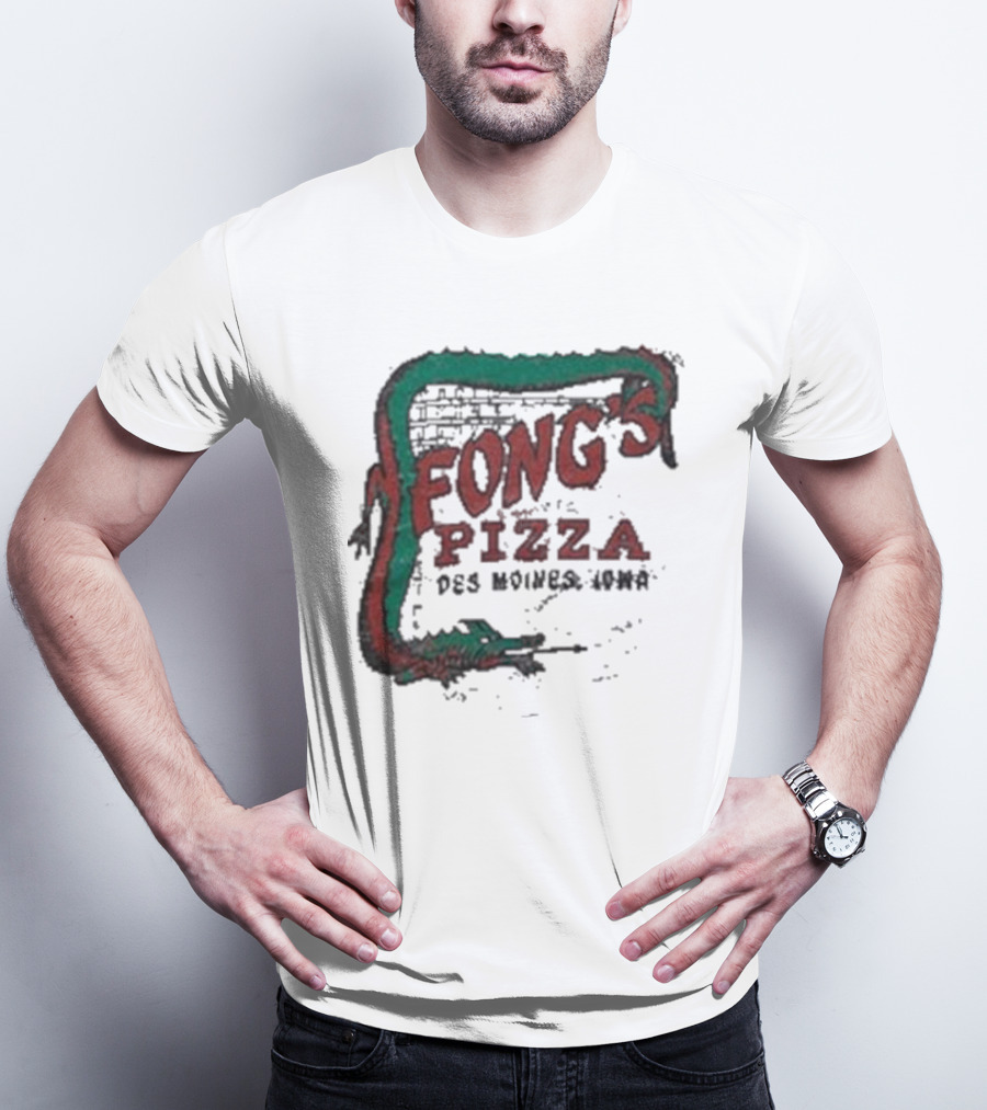 Fong's Pizza Des Moines Iowa Retro T-Shirt