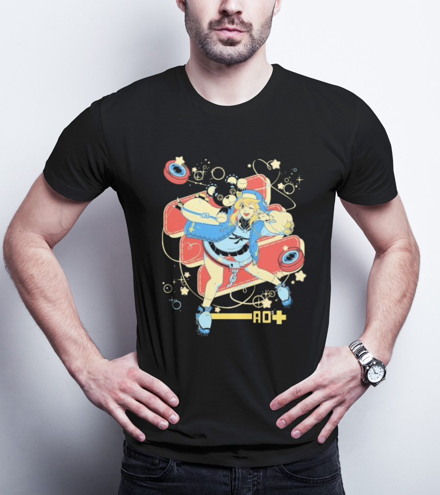 Guilty Gear Bridget AO Eighty Sixed Star Background T-Shirt
