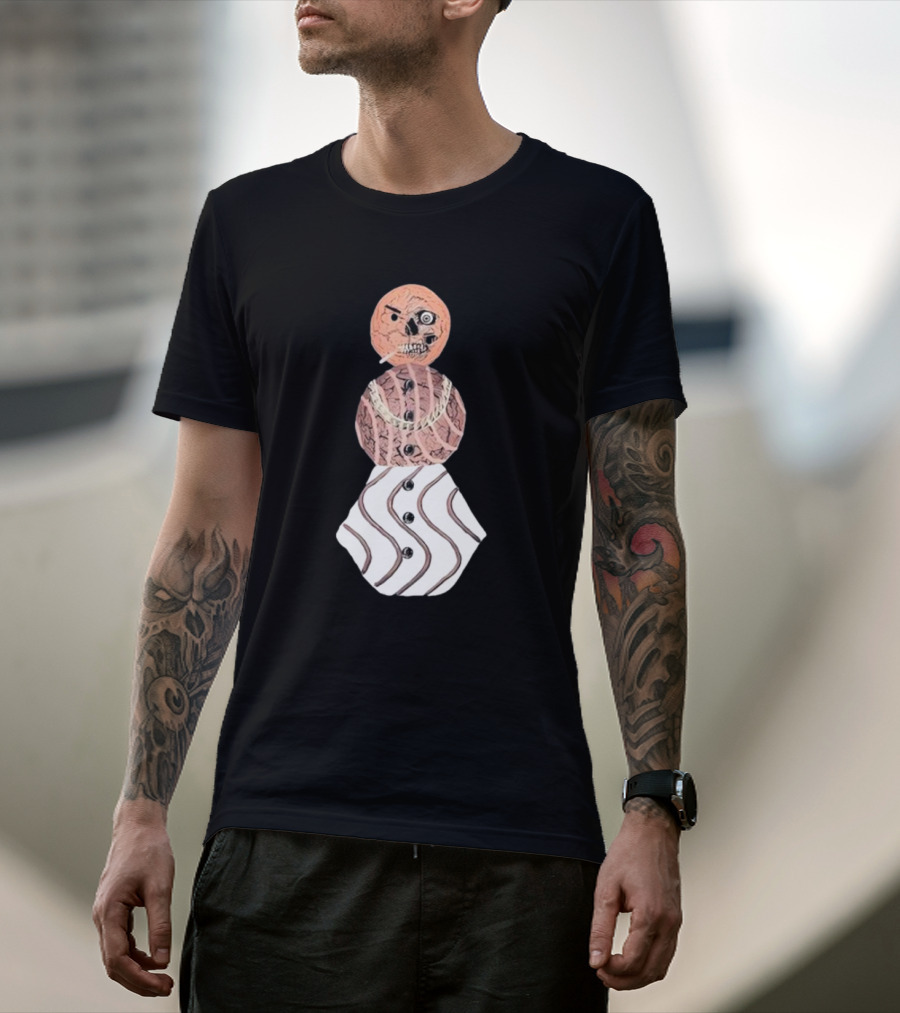 Halloween Snackman Cookie Skeleton Costume T-Shirt