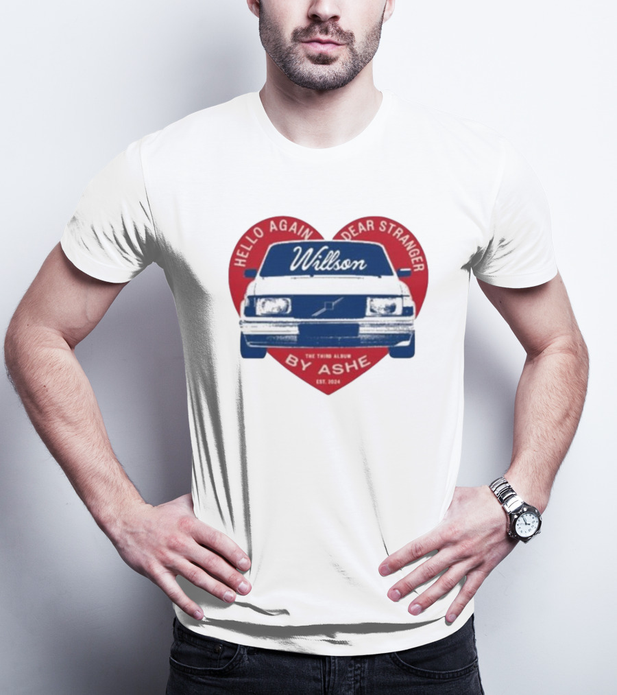 Hello Again Dear Stranger Willson Car The Third Album By Ashe Est. T-Shirt