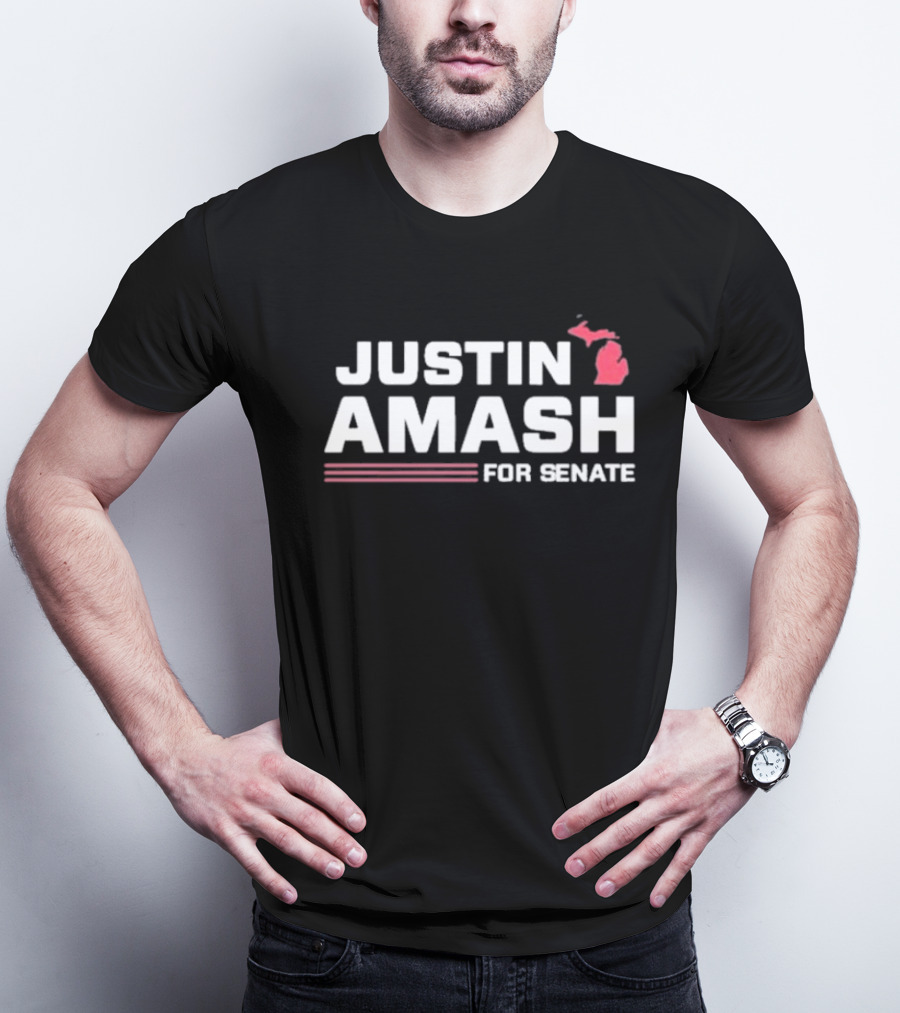 JUSTIN AMASH FOR SENATE MICHIGAN MAP T-Shirt