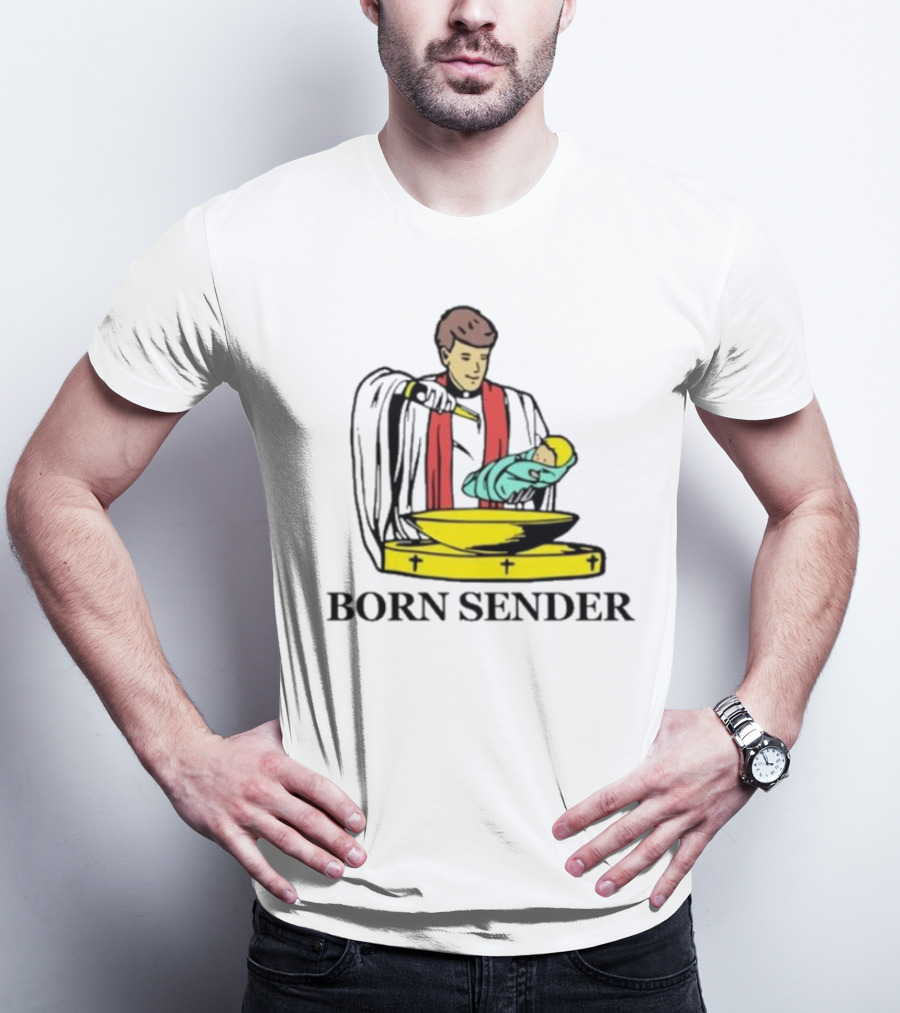 Nelk Boys Born Sender Baptism Priest And Baby T-Shirt